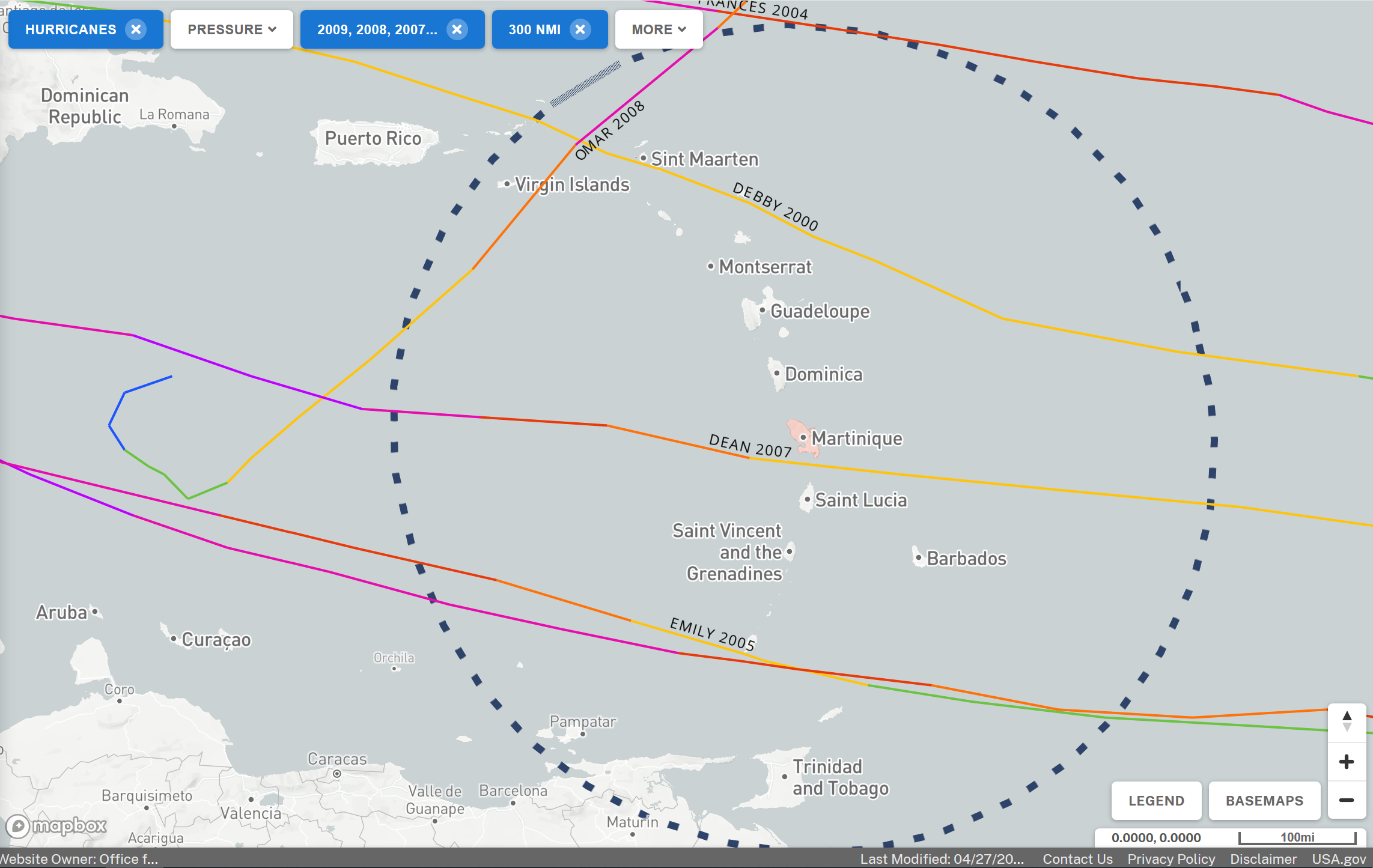 100 years of Caribbean hurricanes – Sailing Sally