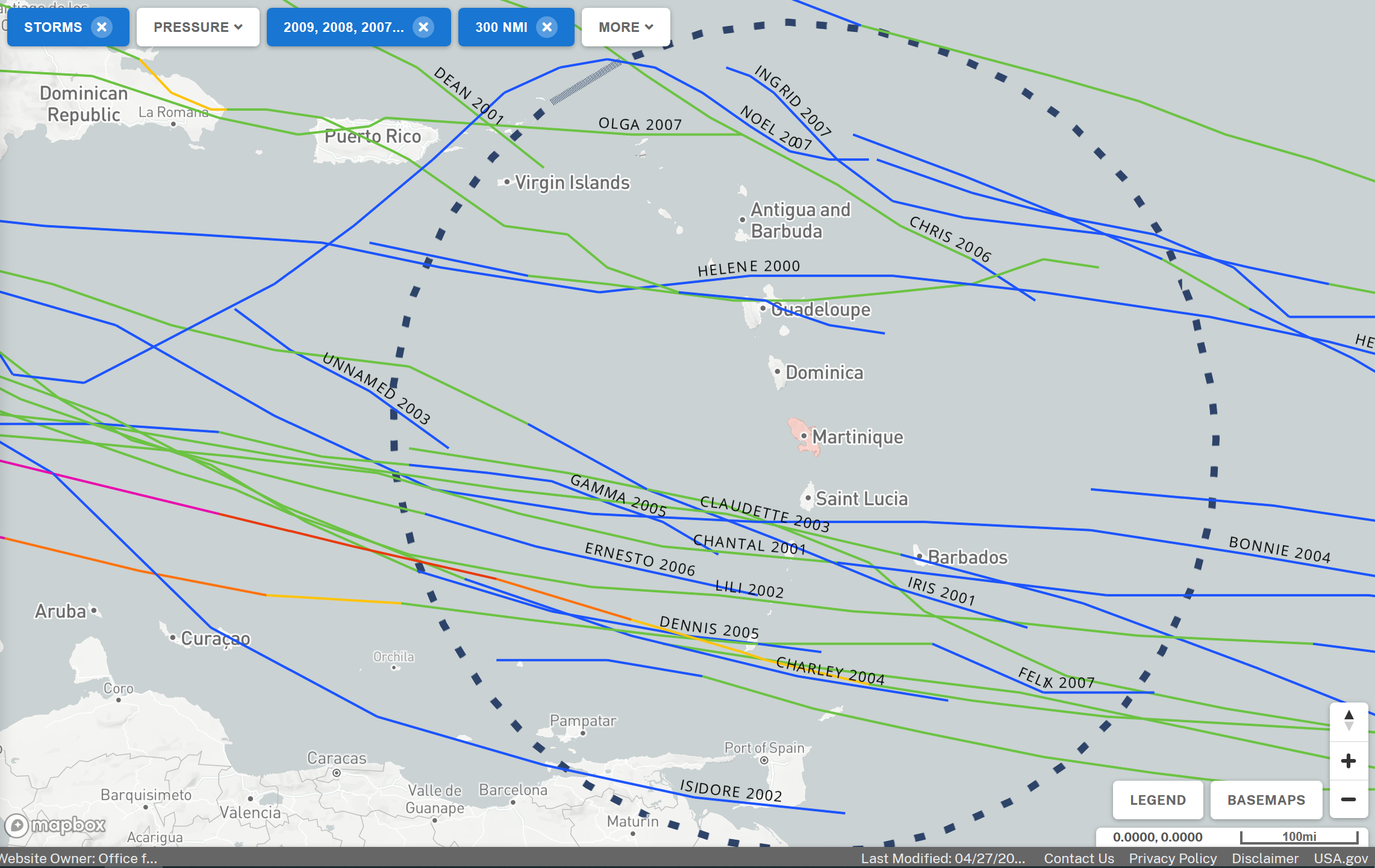 100 years of Caribbean hurricanes – Sailing Sally